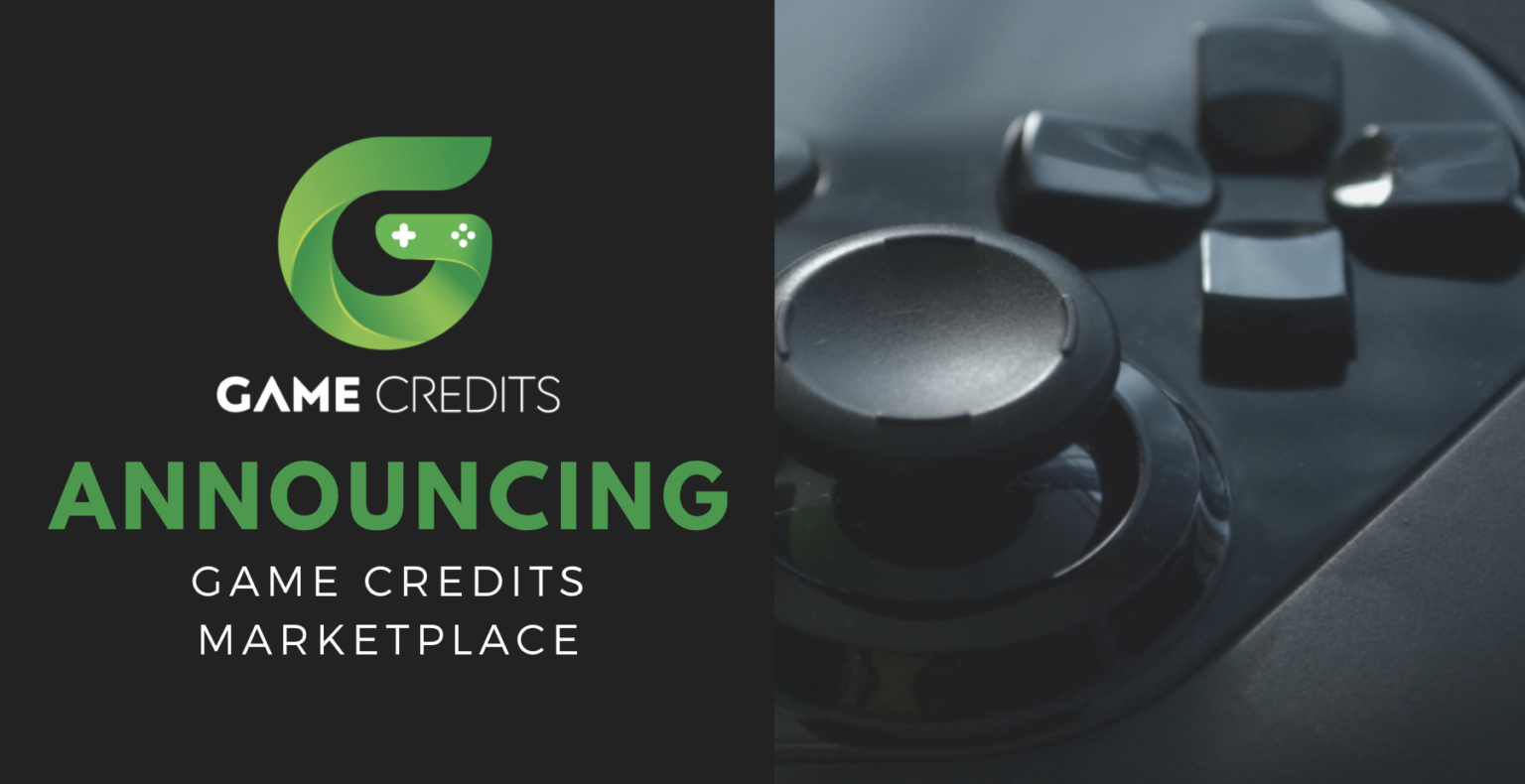 ANNOUNCING - The GAME Credits Marketplace - GAME Credits